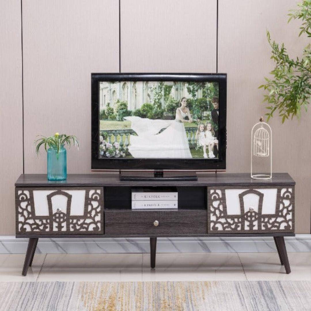 Rustic Mordern TV Stand Grey Wood - TV-103 – Artisan SA